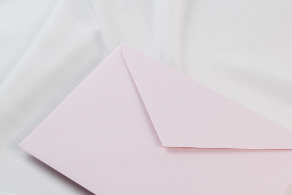 Envelope Rosa Pastel - Ideia Genial